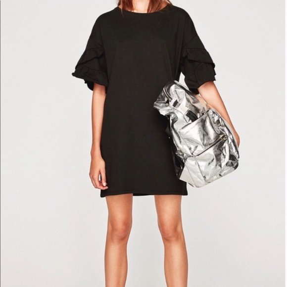 Zara | Dresses | Zara Balloon Sleeve Dress | Poshmark